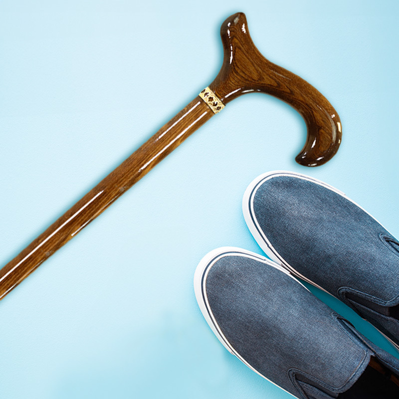 Match Blue Shoes with Your Walking Stick - WalkingSticks.co.uk