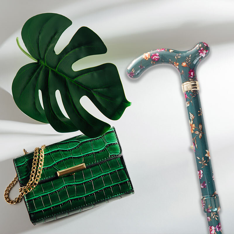 Walking Sticks to Complement Green Handbags - WalkingSticks.co.uk
