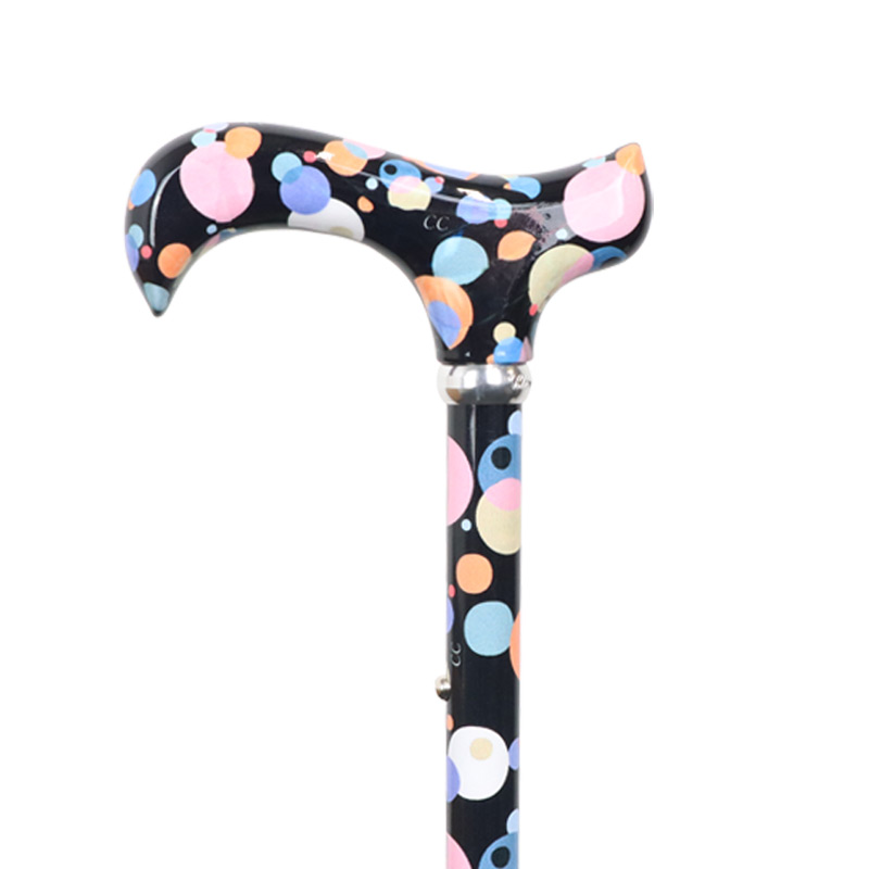 Adjustable Walking Stick with Modernist Cosmos - WalkingSticks.co.uk