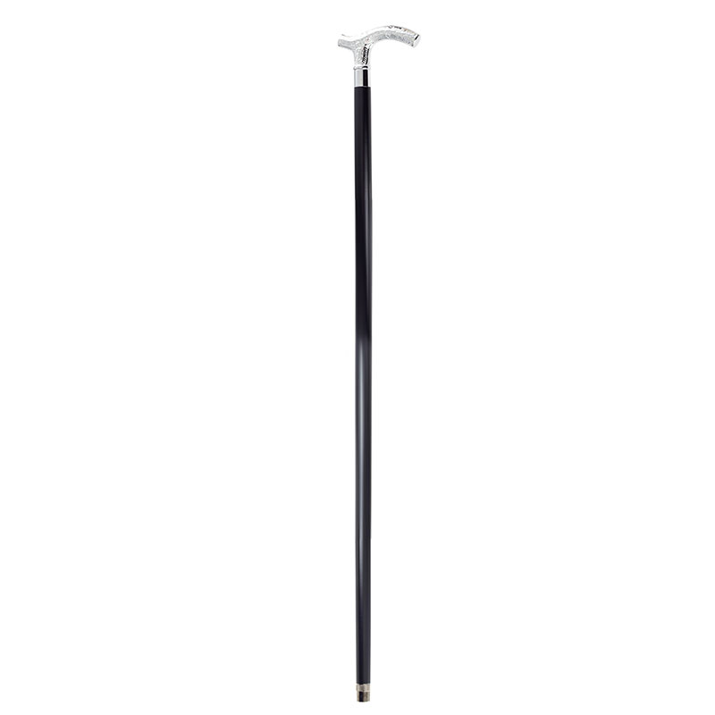Chrome-Plated Crutch Handle Formal Cane - WalkingSticks.co.uk