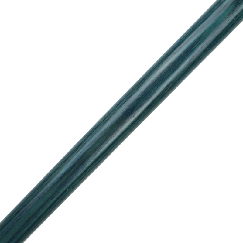 Teal Derby-Handle Walking Stick - WalkingSticks.co.uk