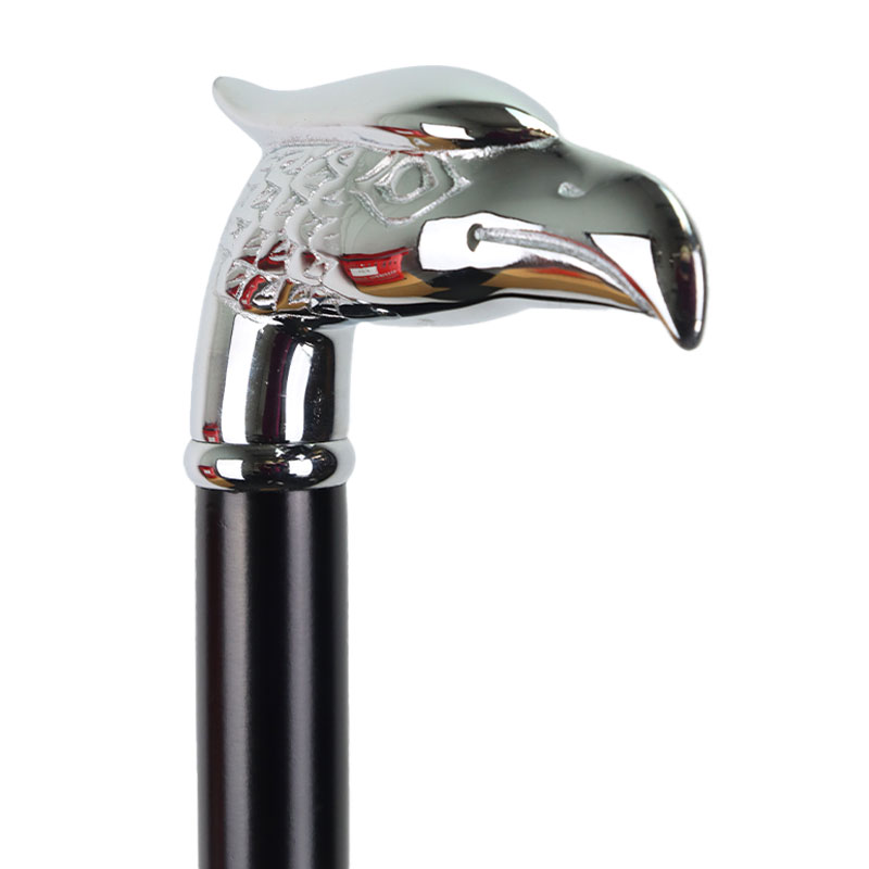 Eagle Handle Chrome Dress Cane - WalkingSticks.co.uk