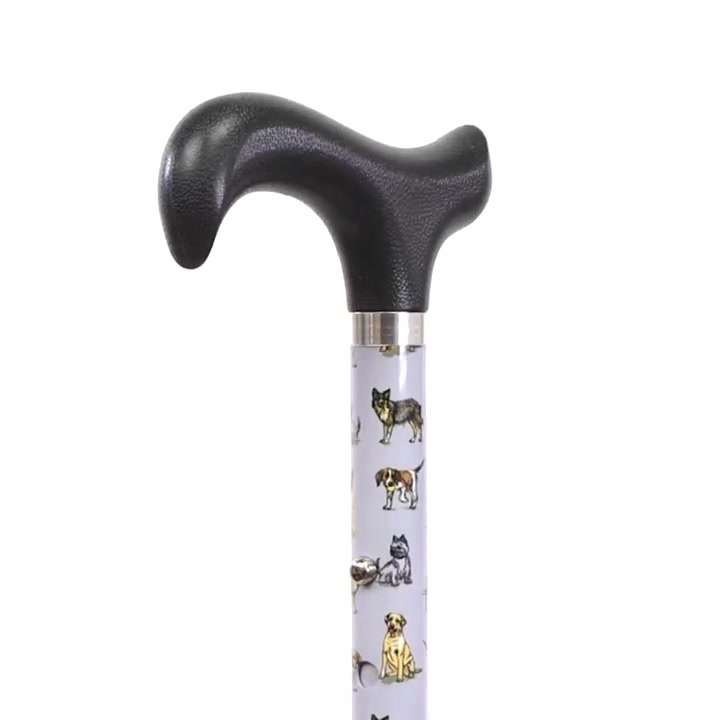 Height-Adjustable Dogs Walking Stick - WalkingSticks.co.uk