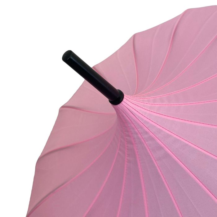 Soake Vintage Pagoda Umbrella (Pink) - WalkingSticks.co.uk