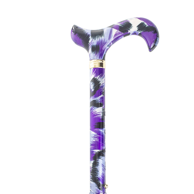 Metallic Purple Walking Stick - WalkingSticks.co.uk