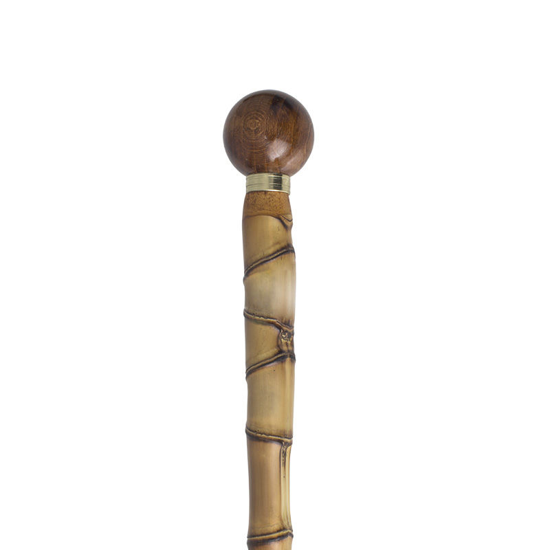 Bamboo Ball Handle Wooden Cane - WalkingSticks.co.uk