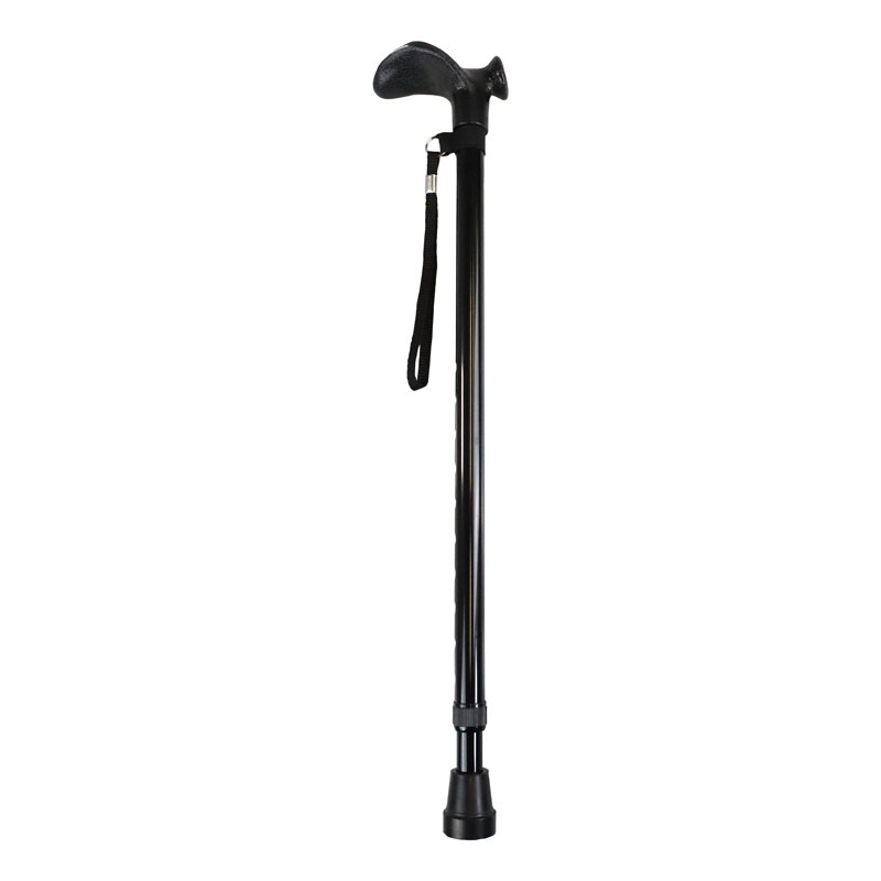 Black Walking Stick w/ Anatomic Handle - WalkingSticks.co.uk