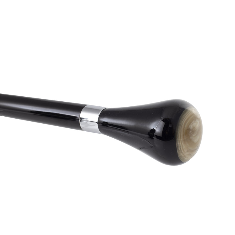 Horn Knob Handle Beech Wood Walking Stick - WalkingSticks.co.uk