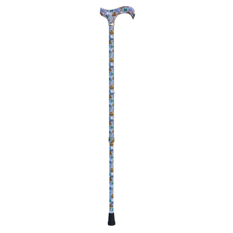 Adjustable Aluminium Derby Stick (Skiing) - WalkingSticks.co.uk