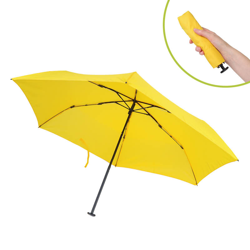 Doppler Zero 99 Pocket Umbrella Yellow - WalkingSticks.co.uk