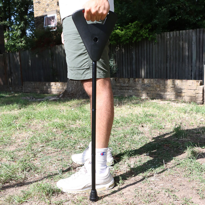 Flipstick Black Foldaway Seat Stick - WalkingSticks.co.uk