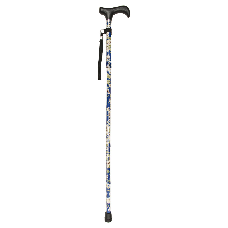 Mini Folding Blue Morris Walking Stick - WalkingSticks.co.uk