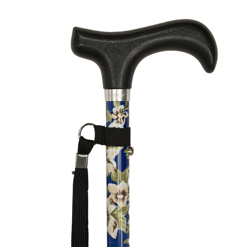 Mini Folding Blue Morris Walking Stick - WalkingSticks.co.uk
