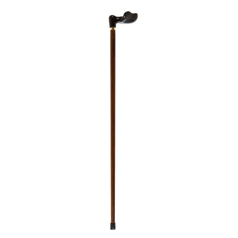 Brown Right Hand Beechwood Cane - WalkingSticks.co.uk