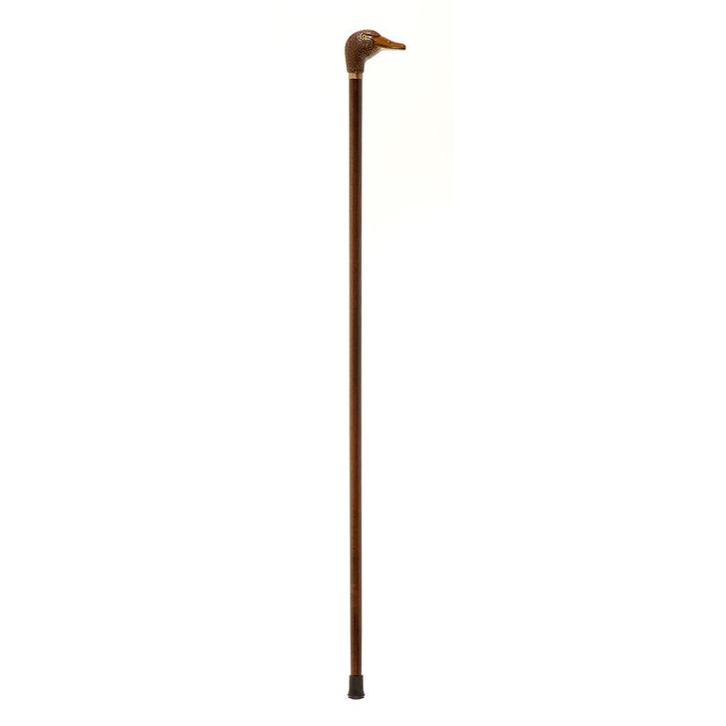 Beech Wood Duck Head Walking Stick - WalkingSticks.co.uk