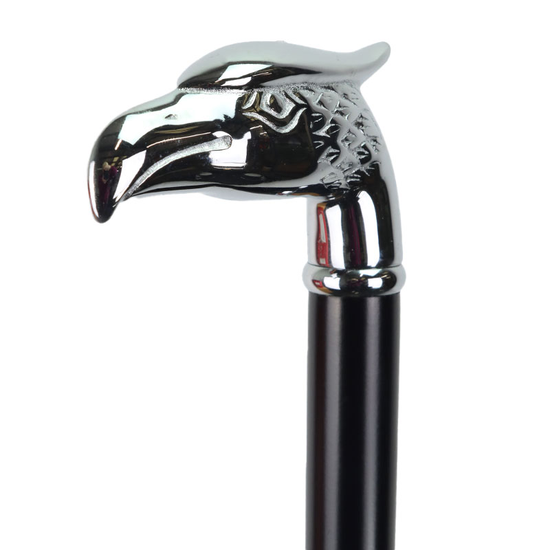 Eagle Handle Chrome Dress Cane - WalkingSticks.co.uk