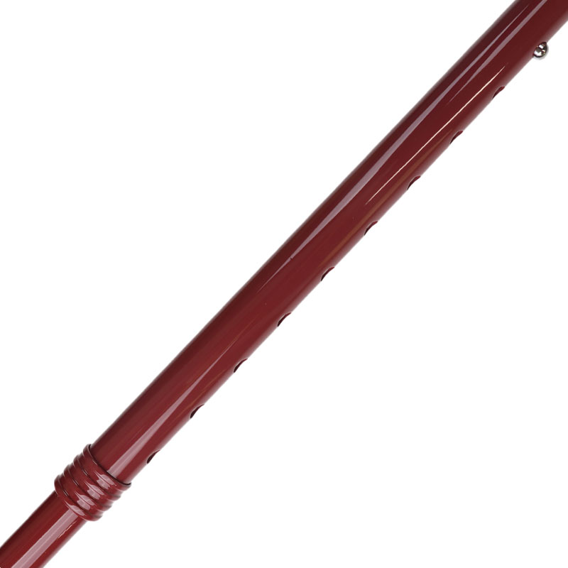 Burgundy Silicone Crutch Handle Stick - WalkingSticks.co.uk