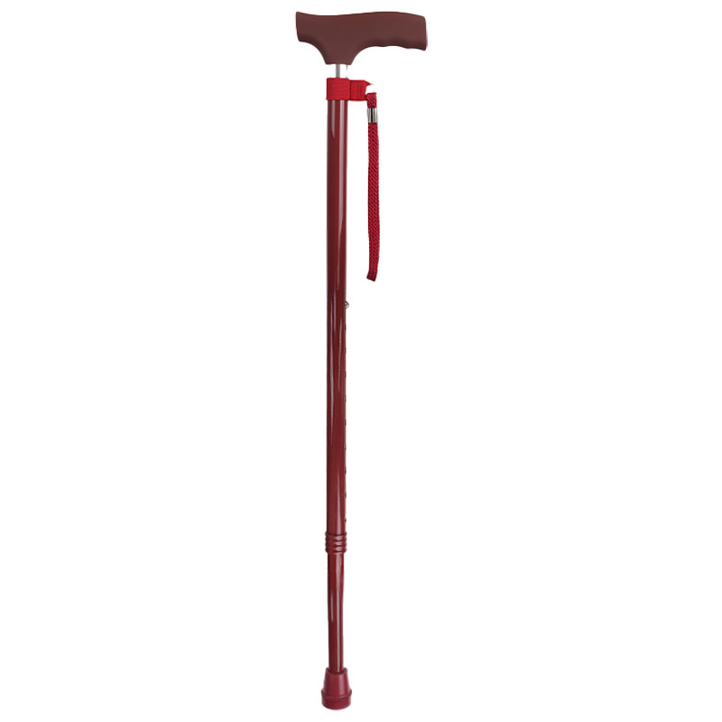 Burgundy Silicone Crutch Handle Stick - WalkingSticks.co.uk