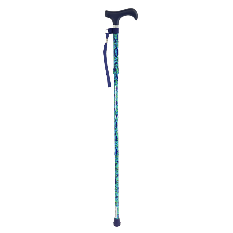 Mini Peacock-Patterned Derby Stick - WalkingSticks.co.uk