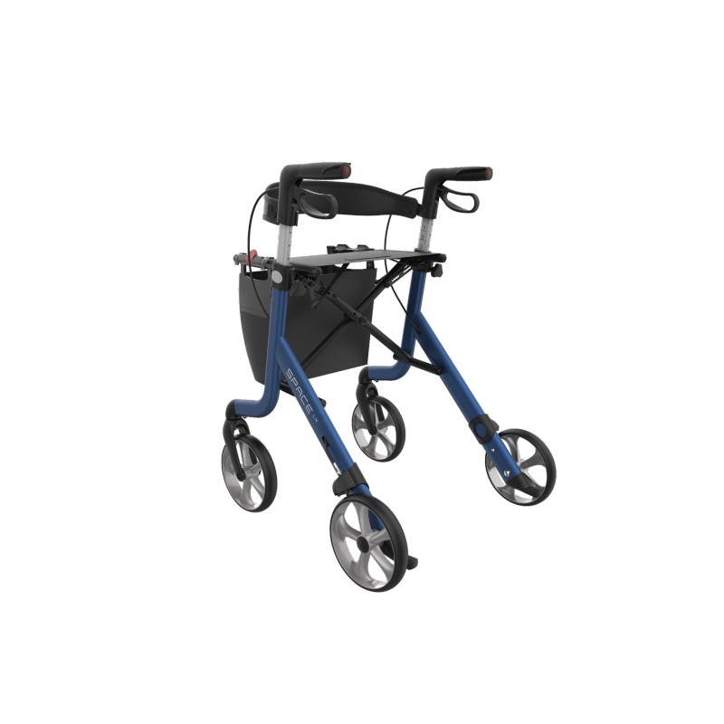 Rehasense Space LX Rollator (Blue) - WalkingSticks.co.uk