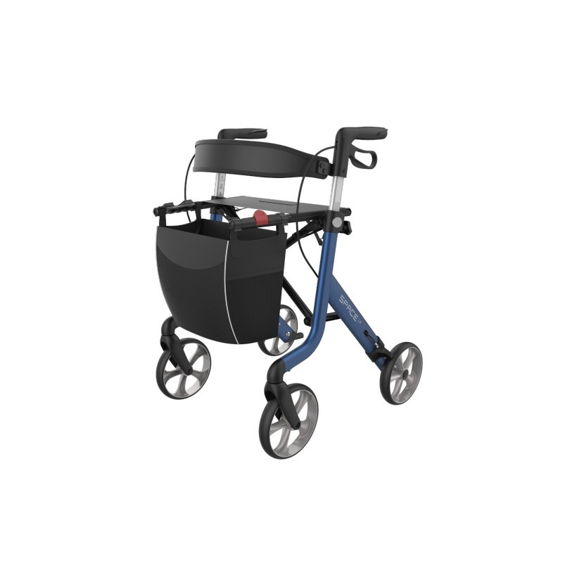 Rehasense Space LX Rollator (Blue) - WalkingSticks.co.uk