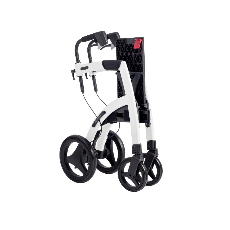 Rollz Motion 2.1 White Rollator/Wheelchair - WalkingSticks.co.uk