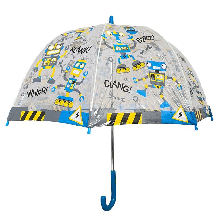 Soake Bugzz Robot Umbrella for Kids - WalkingSticks.co.uk