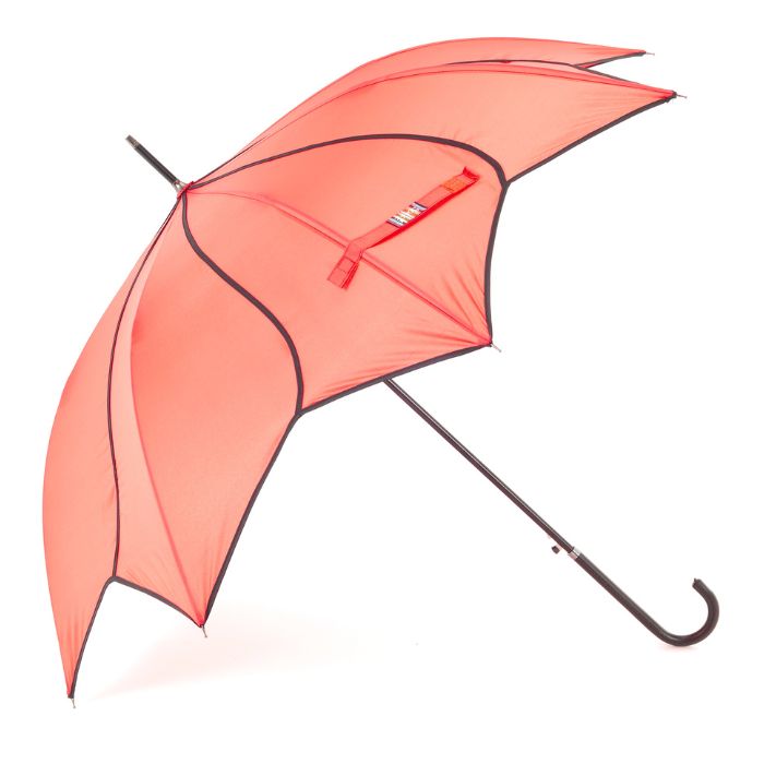 Soake Walking Swirl Umbrella (Coral) - WalkingSticks.co.uk