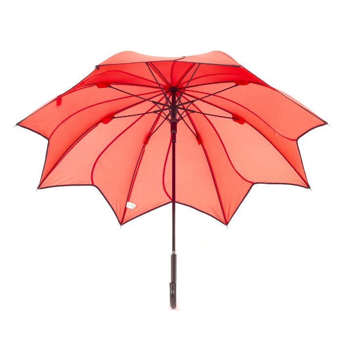 Soake Walking Swirl Umbrella (Coral) - WalkingSticks.co.uk