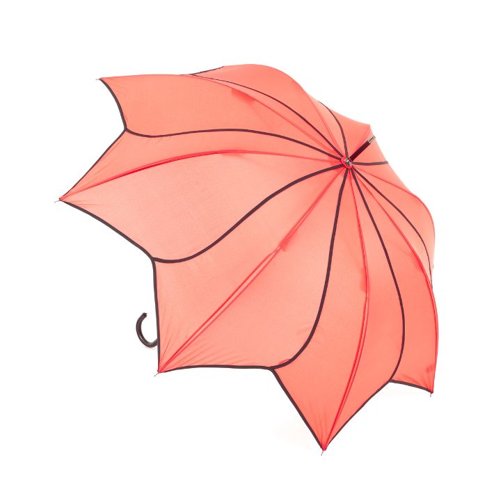 Soake Walking Swirl Umbrella (Coral) - WalkingSticks.co.uk
