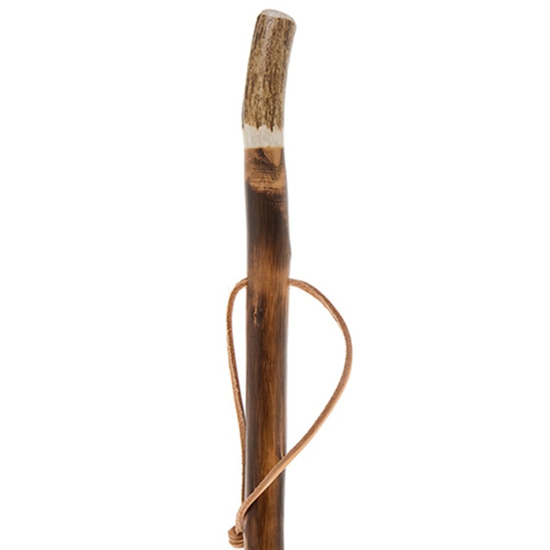 Staghorn Handle Hiking Staff - WalkingSticks.co.uk
