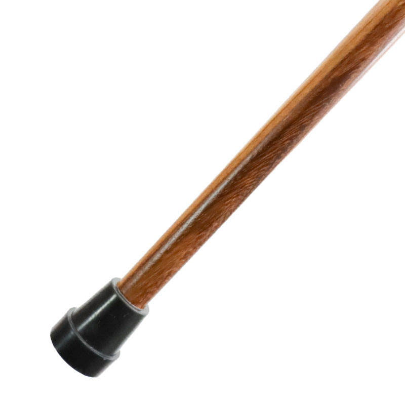 Zebrawood Cane w/ Chrome Derby Handle - WalkingSticks.co.uk