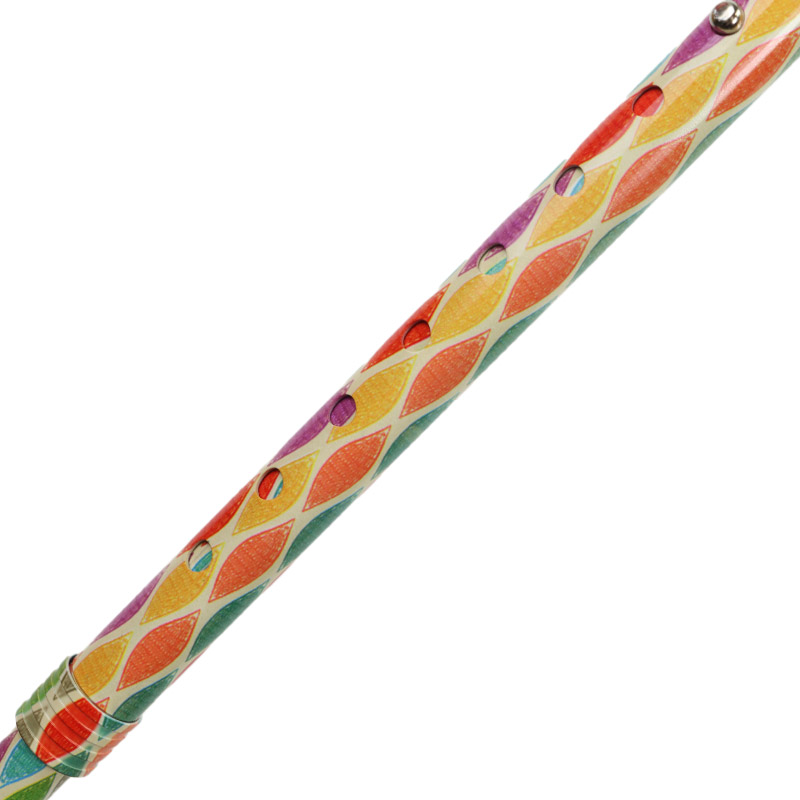 Elegant Leaf Pattern Derby Handle Cane - WalkingSticks.co.uk