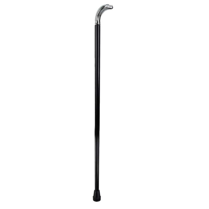 Cobra Handle Chrome Dress Cane - WalkingSticks.co.uk