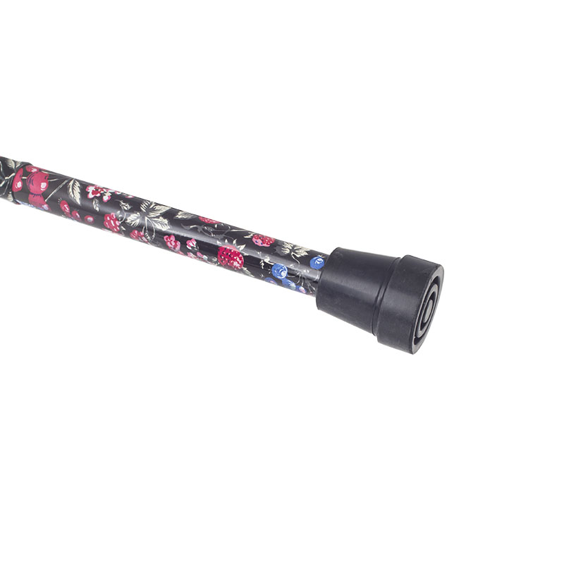 Folding Fruit Pattern Anatomical Stick - WalkingSticks.co.uk