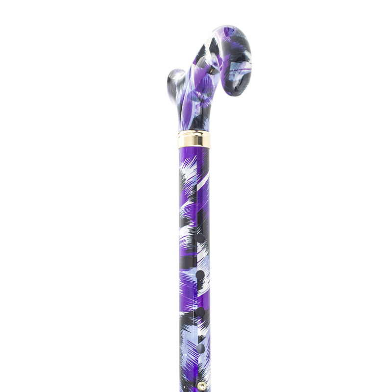 Fashion Derby Purple Walking Stick - WalkingSticks.co.uk