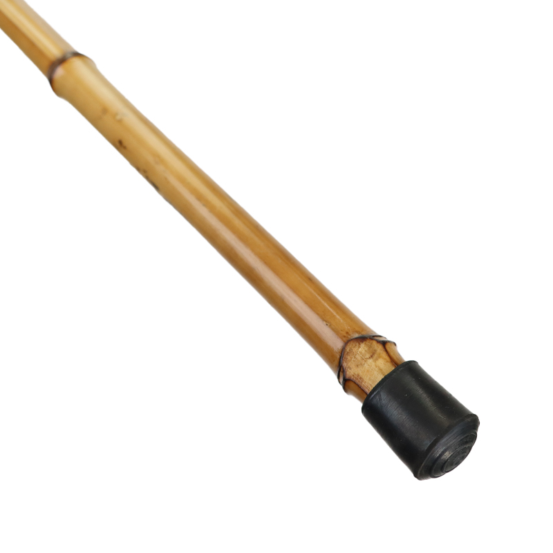Bamboo Cane with Chestnut Crook Handle - WalkingSticks.co.uk