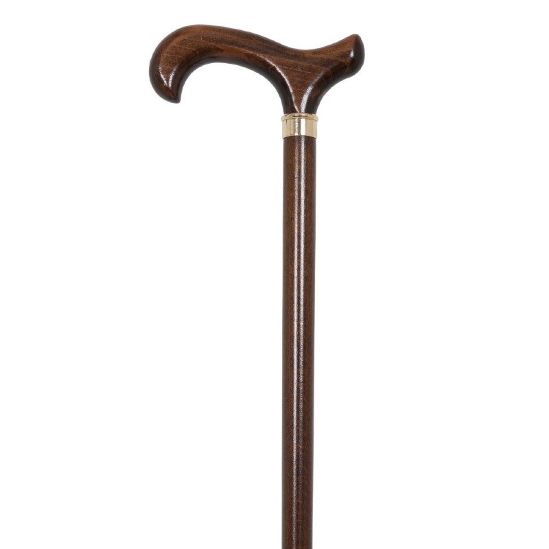 Brown Derby Handle Walking Stick - WalkingSticks.co.uk
