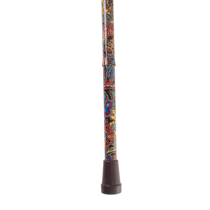 Red Paisley Derby Walking Stick - WalkingSticks.co.uk