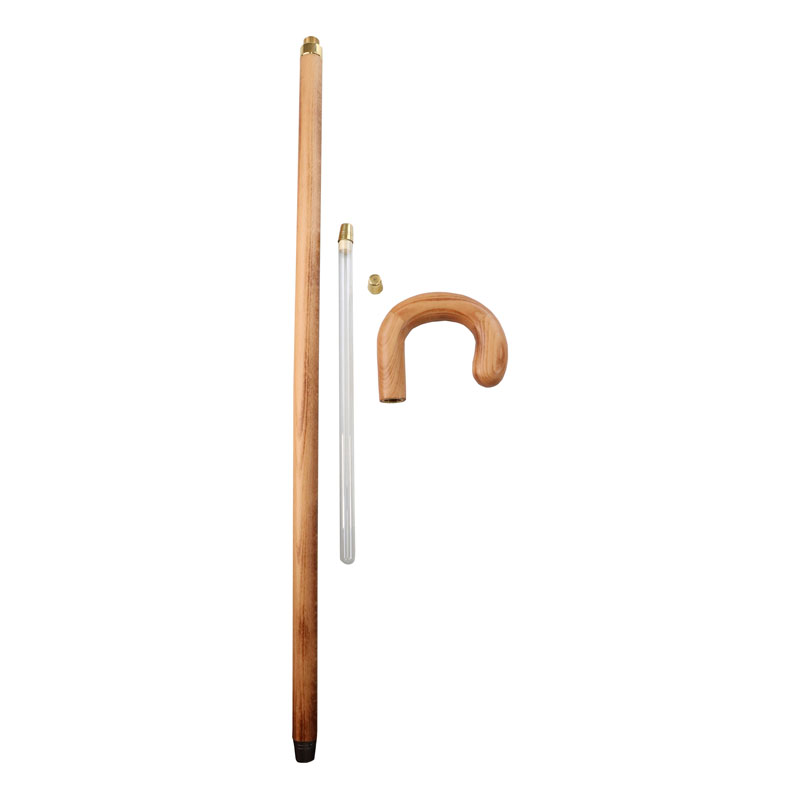 Beechwood Tippling Flask Walking Stick - WalkingSticks.co.uk