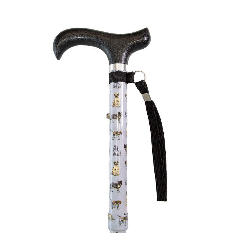 Height-Adjustable Dogs Walking Stick - WalkingSticks.co.uk