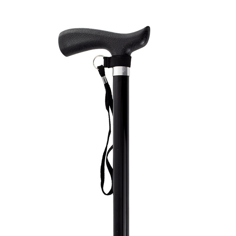 Black Height-Adjustable Walking Stick - WalkingSticks.co.uk