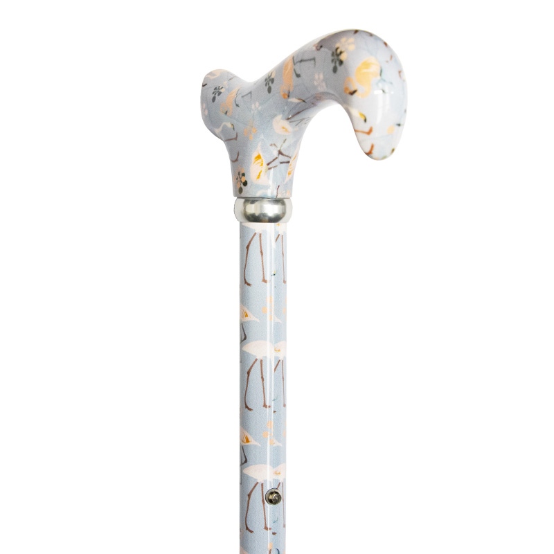 Flamingos Adjustable Walking Stick - WalkingSticks.co.uk