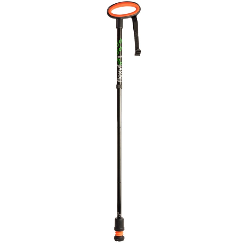 Flexyfoot Black Folding Walking Stick - WalkingSticks.co.uk
