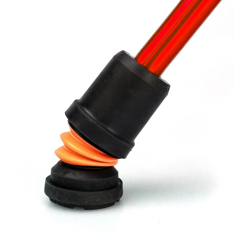 Flexyfoot Red Folding Walking Stick - WalkingSticks.co.uk