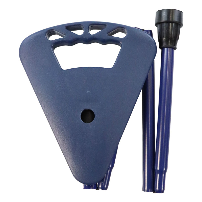 Flipstick Blue Foldaway Seat Stick - WalkingSticks.co.uk