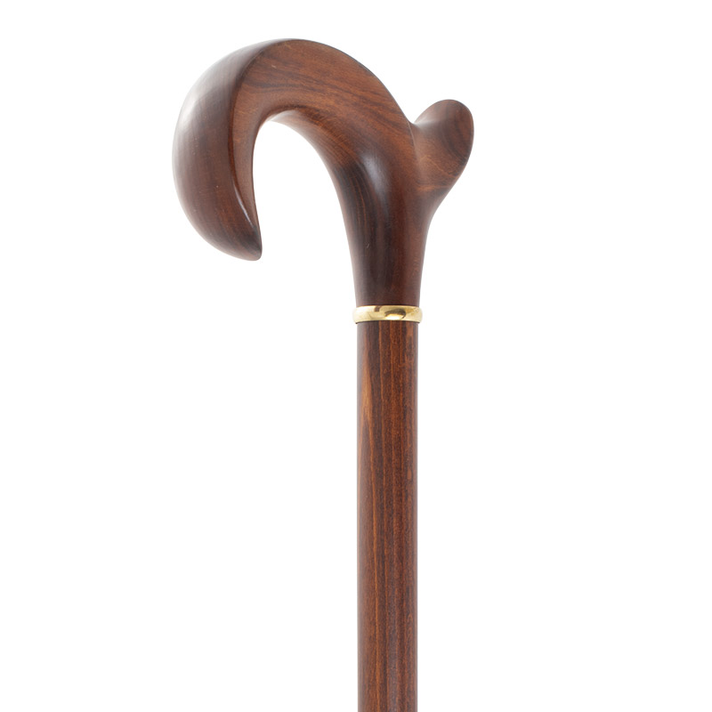 Gents' Beech Walking Stick Left-Hand - WalkingSticks.co.uk