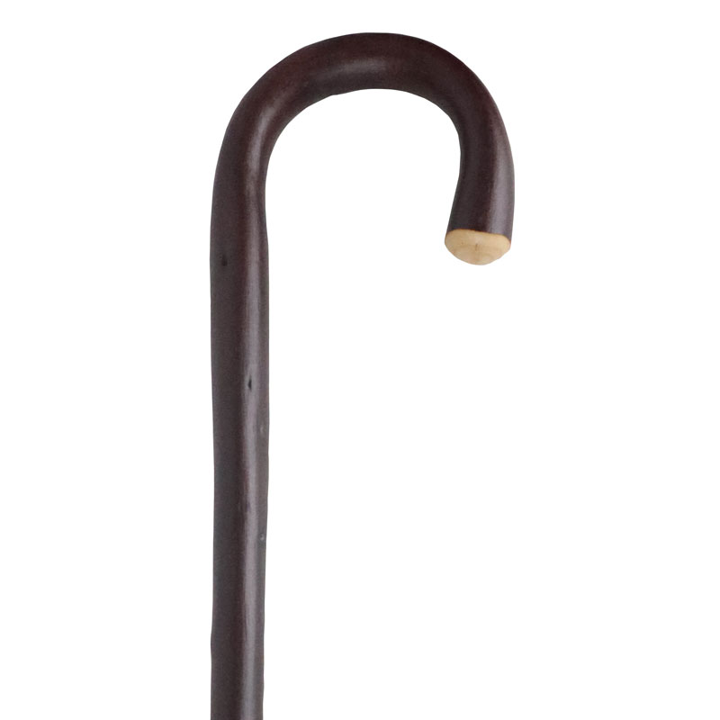 Chestnut Walking Stick w/ Crook Handle - WalkingSticks.co.uk