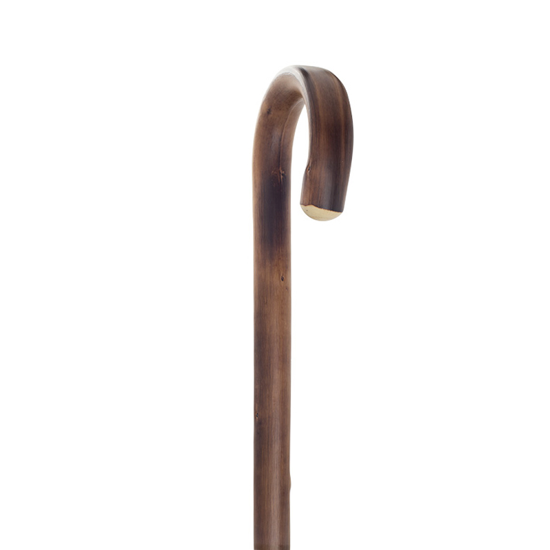 Scorched Chestnut Crook Walking Stick - WalkingSticks.co.uk