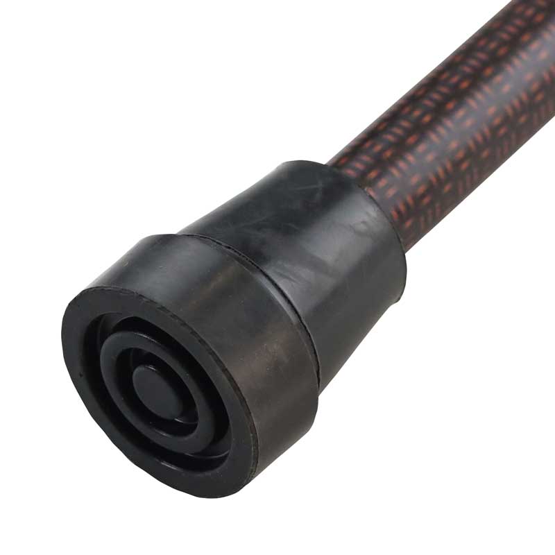 Black/Maroon Adjustable Fritz Cane - WalkingSticks.co.uk